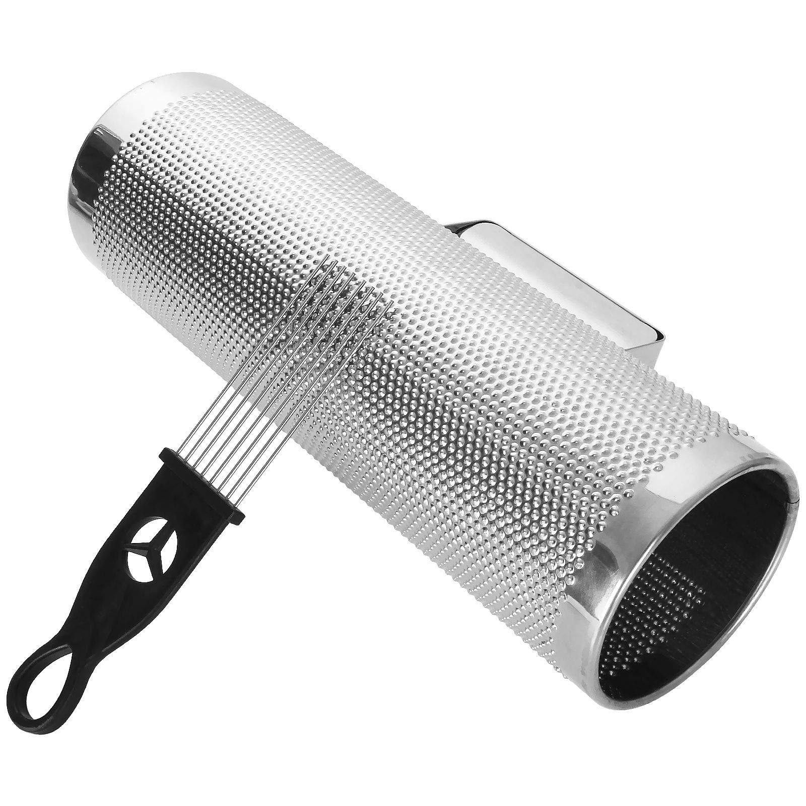 12" x 4" Metal Guiro Instrument with Scraper, Stainless Steel Guiro Shaker, Shaker Musical Instruments, 12" 4" Latin Percussion Instrument Musical Training Tool