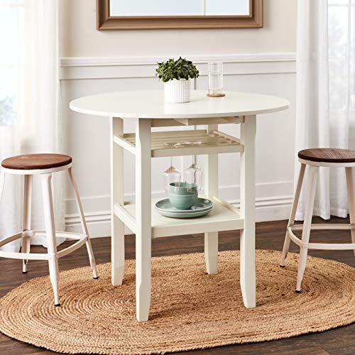 ACME Furniture Tartys Counter Height Table, Cream