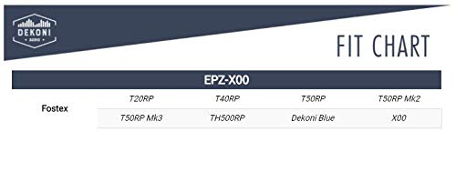 Dekoni Audio Memory Foam Replacement Ear Pads Compatible with Fostex TH-X00 Series Headphones (Elite Hybrid)