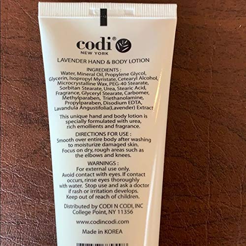 CODi Lavender Lotion - Lavender Body and Hand Lotion for Women and Men - Lavender Body Lotion with True English Lavender Scent - Less Greasy and Quick Absorbent - 1 750ml Bottle and 2 100ml Tubes