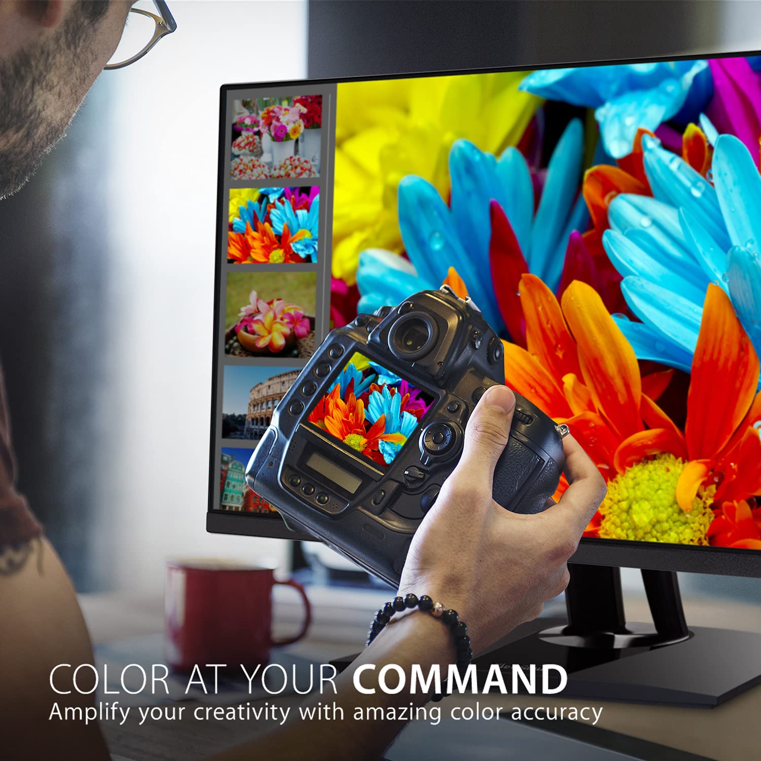 ViewSonic VP2756-4K 27 Inch 4K UHD IPS Ergonomic Monitor, Color Accuracy, Pantone Validated, 60W USB C (Renewed)