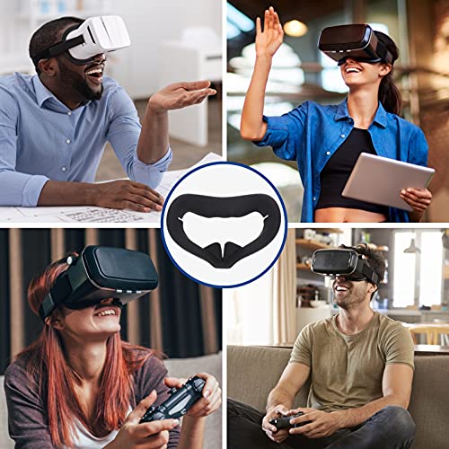 1pc Vr Eye Pads Vr Face Cover Silicone Headset Face Headset Face Cover Headset Face Pad Silicone Mask Silicone Face Mask Vr Face Mask Comfortable Face Cushion