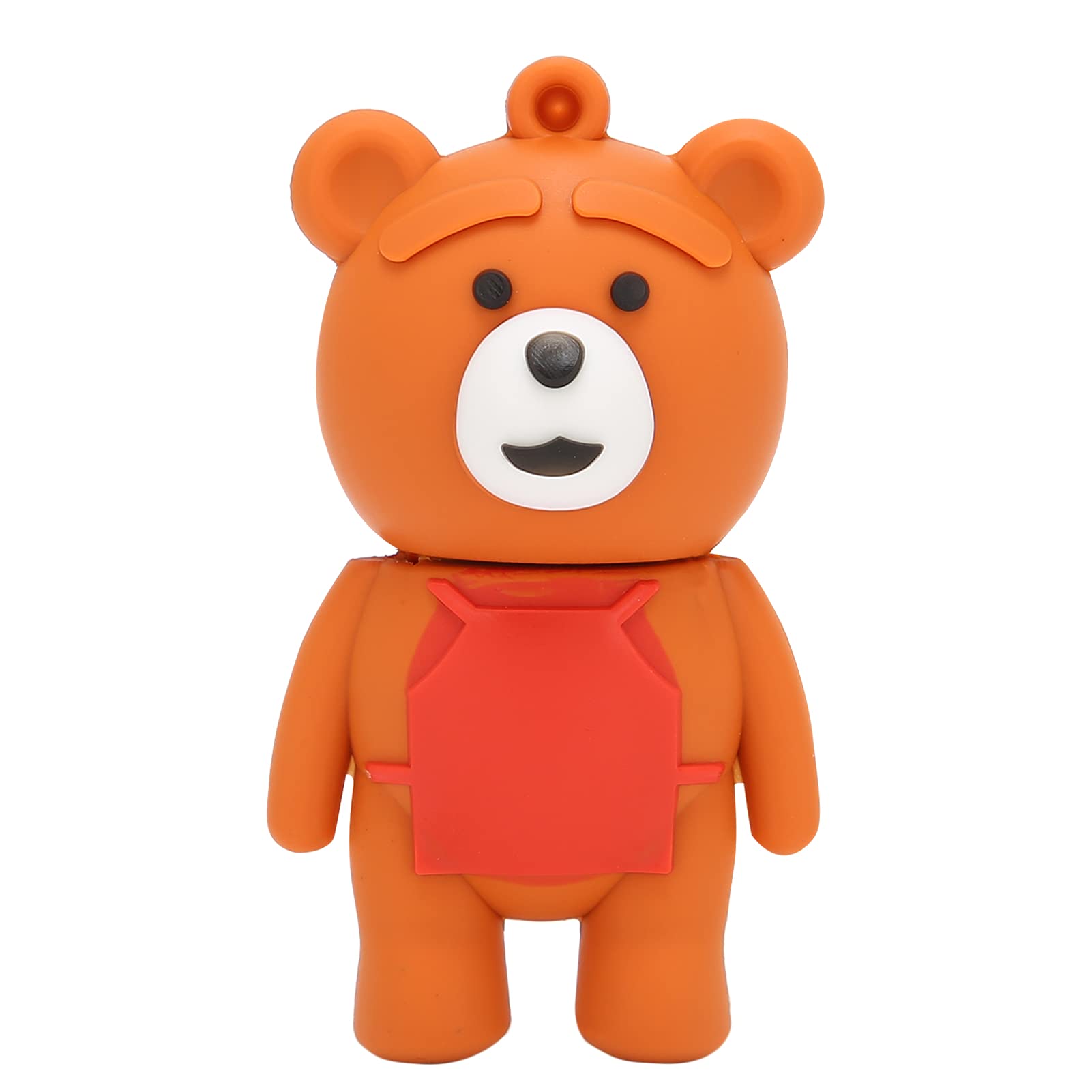 128GB Bear USB Flash Drive, High Speed U Disk Bulk Storage U Disk Cartoon Memory Thumb Stick U Disk Cute 16GB 32GB 64GB 128GB(#1)