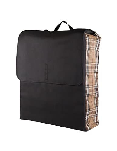 All-Around 600D Rip-Stop Nylon Horse Blanket Storage Bag by Kensington — 13x10x2 Waterproof Dust-Proof Storage Bag With Extra Strong Handles — With Breathable Textilene Sides to Keep It Mildew-Proof