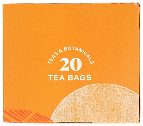 Allegro Tea, Organic Decaf Ginger Peach Black Tea Bags, 20 ct