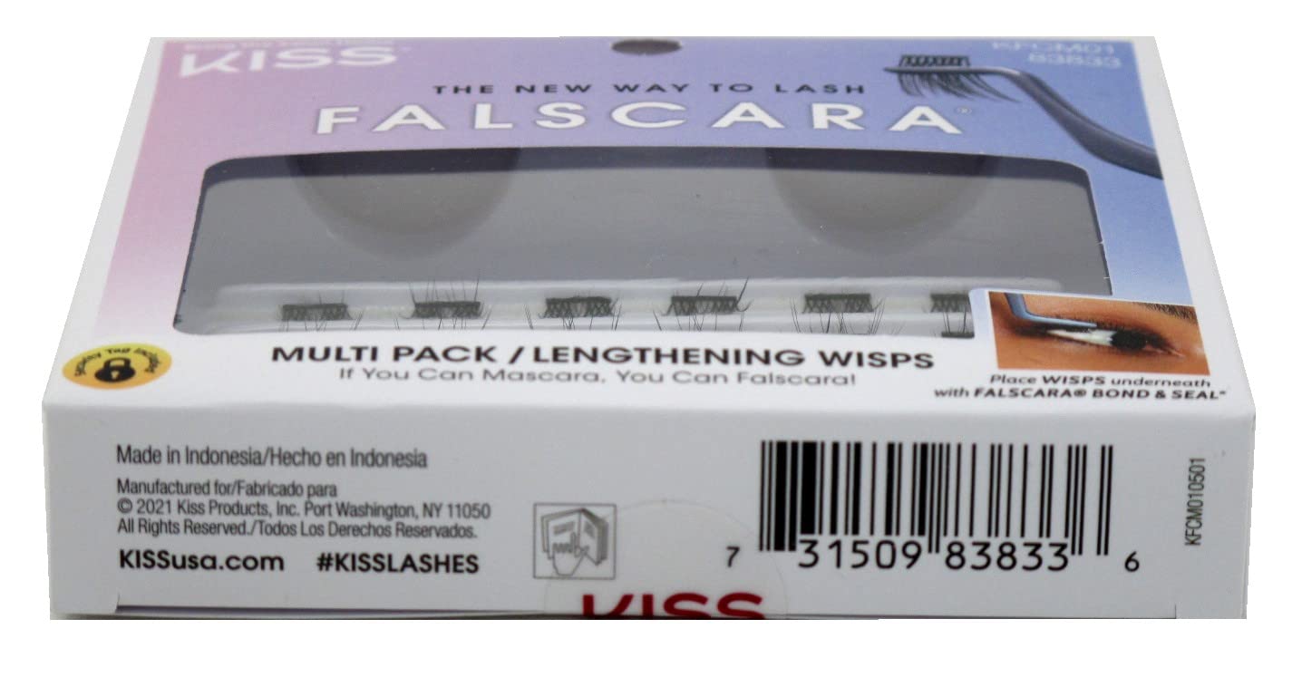 Kiss Falscara Lengthening Wisps Multi-Pack (Pack of 6)