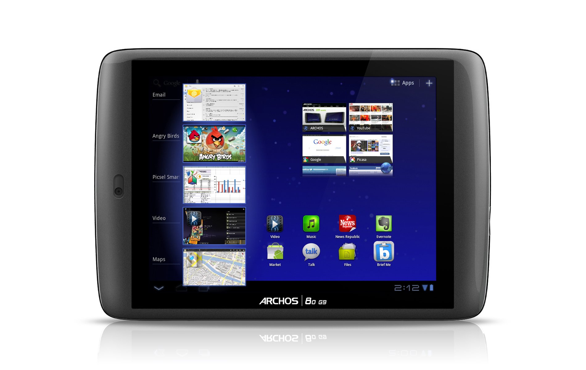 Archos 80 G9 250GB - Turbo HDD
