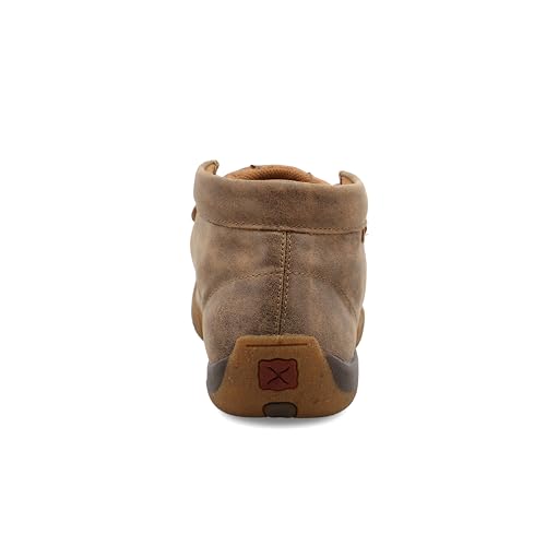 Twisted X Men's Chukka Driving Moc, Moc Toe with CellSole, Bomber & Tan Ostrich, 11 M