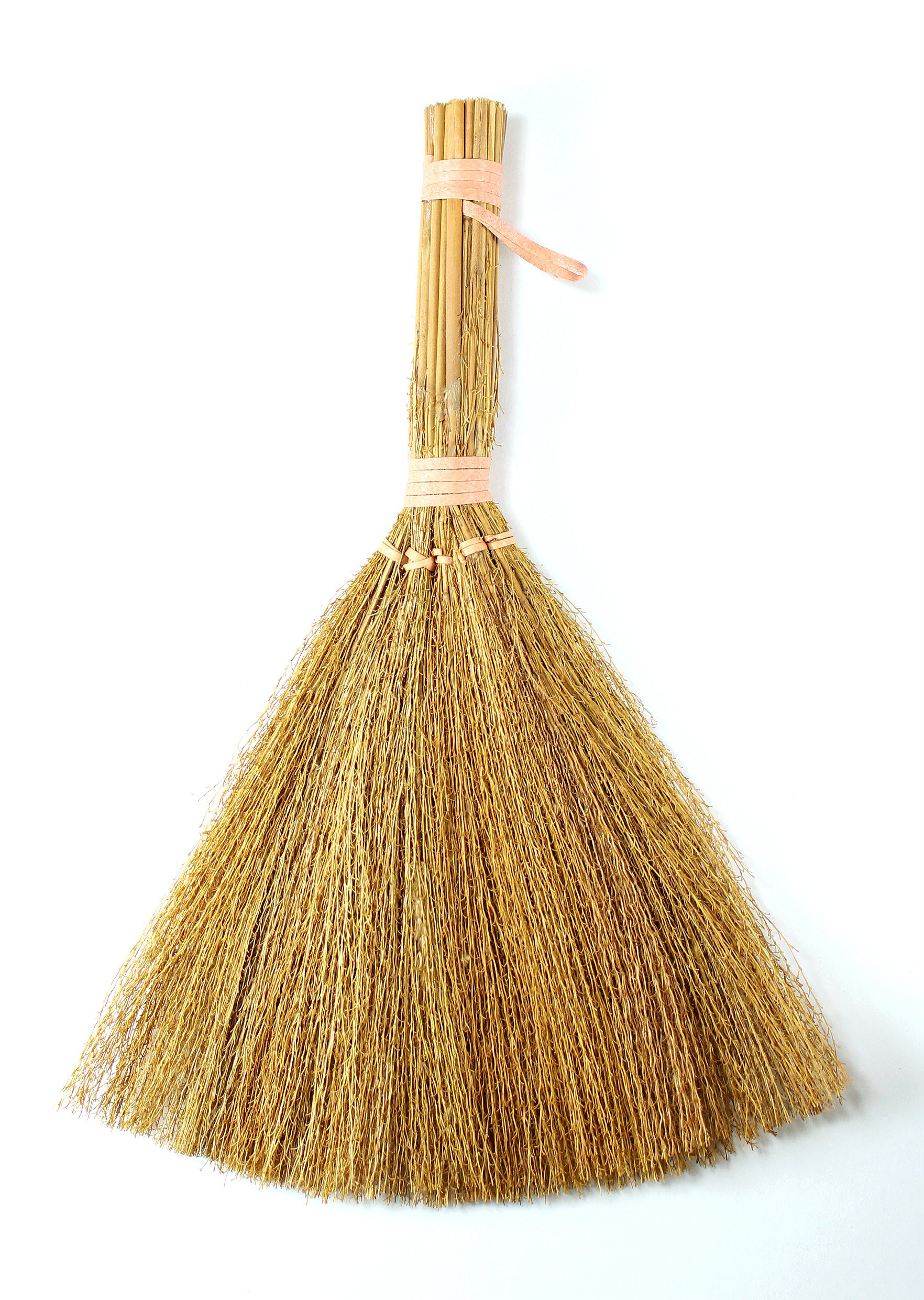 6 inch Natural Straw Mini Craft Brooms 12 Pieces