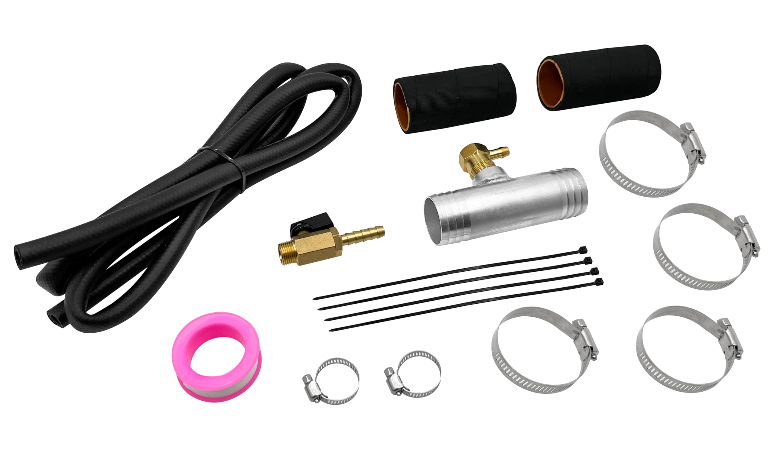 11025 1 1/2" Diesel Installation Kit,Compatible with Gravity Fueled Auxiliary Fuel Tank and Newer Models with 1½" Fill Line,Only for Diesel