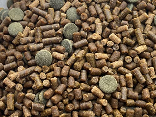 ABF Freshwater Snail Food Mix - Snail,Shrimp,Fish & Crayfish Food (8oz - 1/2 lb.)- ABF1 - Mini SPIRULINA WAFERS & Calcium