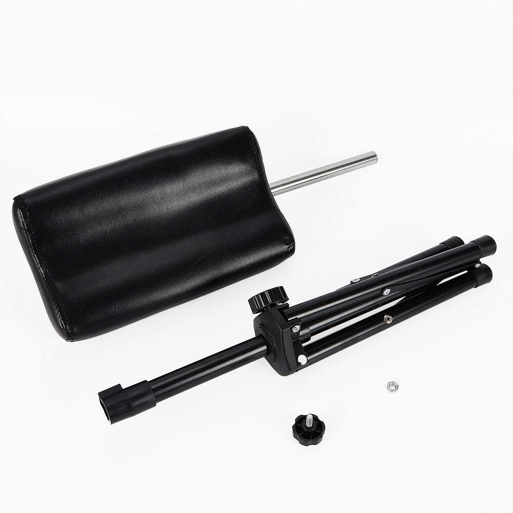 BoTaiDaHong Tattoo Armrest Arm Bar Leg Rest Stand Sponge Pad Tripod Stand Height Adjustable Studio Chair Sponge Pad Tool 65-125cm for Studio Salon Tattoo