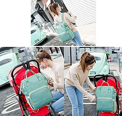 Diaper Bag Backpack Bag Baby Bags for Mom and Dad Maternity Diaper Bag with USB Charging Port Stroller Straps Thermal Pockets,Water Resistant