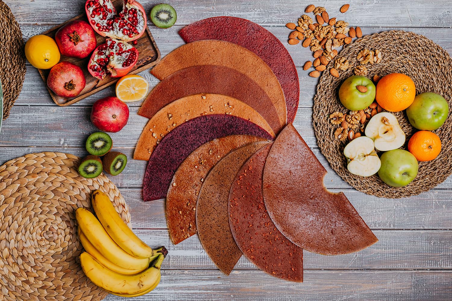 2 Fruit Leather Silicone Dehydrator Sheets with EDGES fits Elite Gourmet EFD-319 Round Dehydrators NON-Toxic Lip EFD319 Mold Hold Batter Liquids Fruit Roll Up Fruit Leather Circle ReUsable Flexible