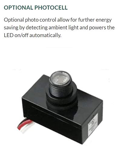 Light in Depot LED Wall Pack Light 40w - with Photocell Dusk to Dawn - 5000K (175w MH Equal) AC120v-277v Outdoor Security Lighting - Waterproof IP65-0-10v Dimmable (40w, 2 Pack)
