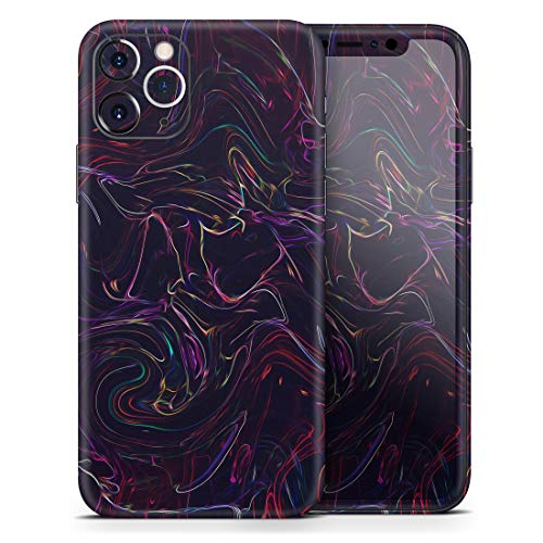 Design Skinz Liquid Abstract Paint Remix V26 - DesignSkinz Protective Vinyl Decal Wrap Skin Cover Compatible with The Apple iPhone 7 (Full-Body, Screen Trim & Back Glass Skin)