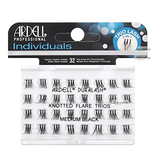 Ardell Individual Trios Eyelash, Black, Medium