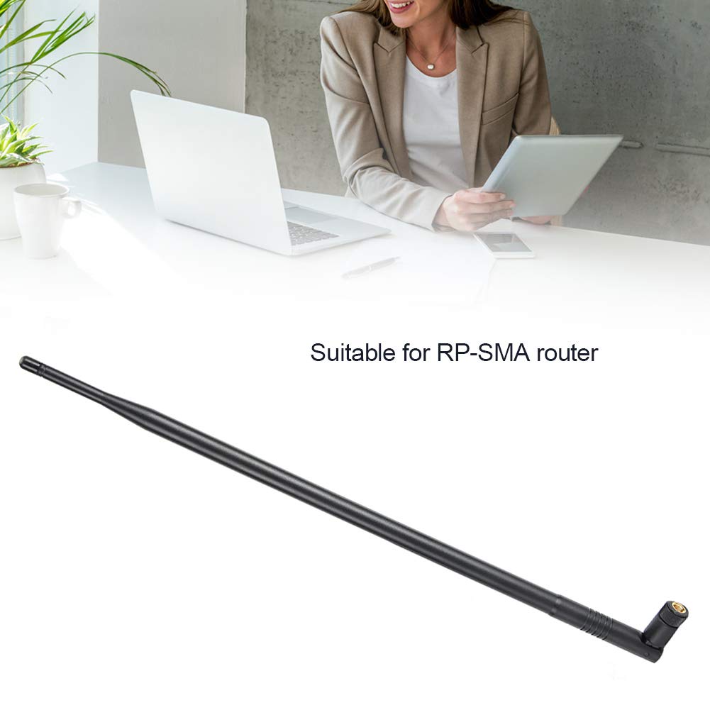 12DBI Dual Band Antenna, High Gain Router External Antenna, Removable Dual Band Antenna for RP SMA Router