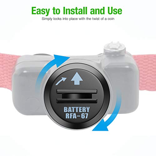 EBL 10 Pack RFA-67 6 Volt Pet Collar Replacement Batteries, Ultra Fit PIF-300 RF300 PIF-275-19 PRF-3004W PUL-250