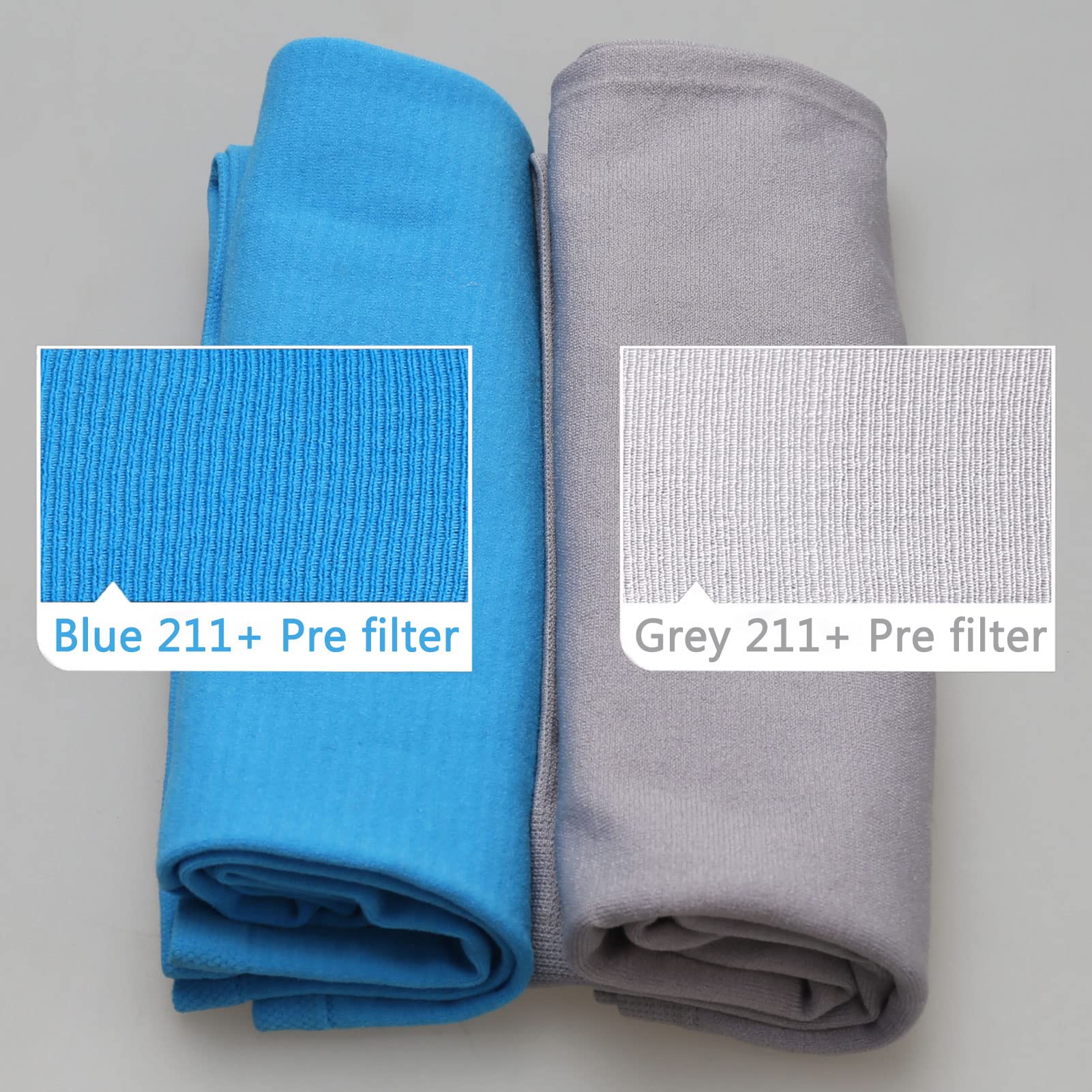 4 Pack 211+ Washable Pre-Filters Replacement Compatible with Blueair Blue Pure 211+, Filter for Diva Blue, Lunar Rock etc