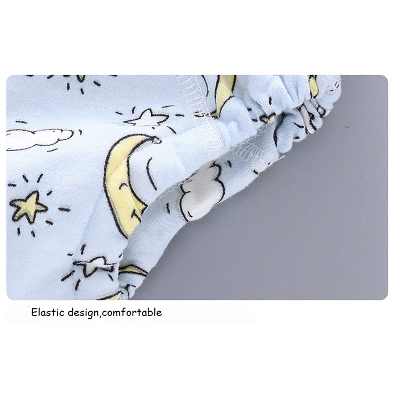 BIS New Baby Training Pants 6 Layers, Cotton Potty Training Pants, Training Underwear for Baby Boys and Girls Over 15 Months Old, Diapers Training Pants Toddler, Assorted Printed Cute Designs, Blue