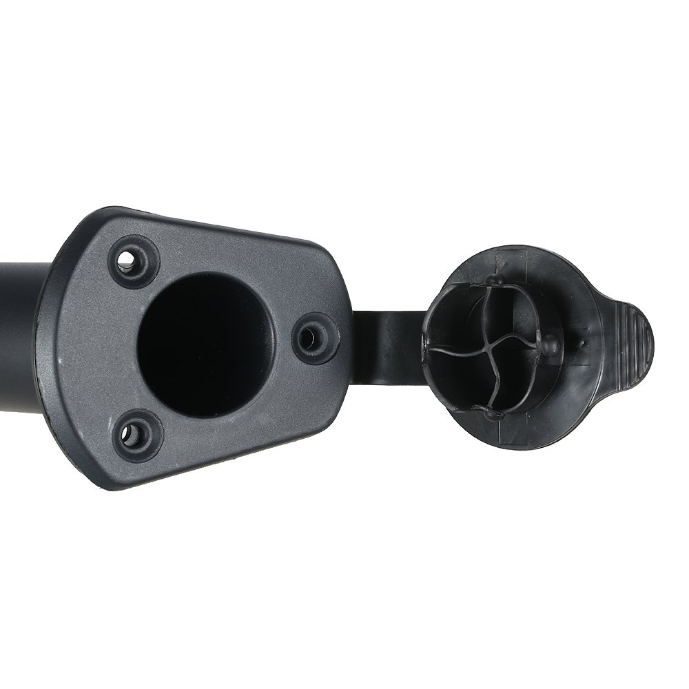 2 PCS Flush Mount Fishing Boat Rod Holder Bracket with Cap Cover Kayak Fishing Tackle Box Accessory Tool