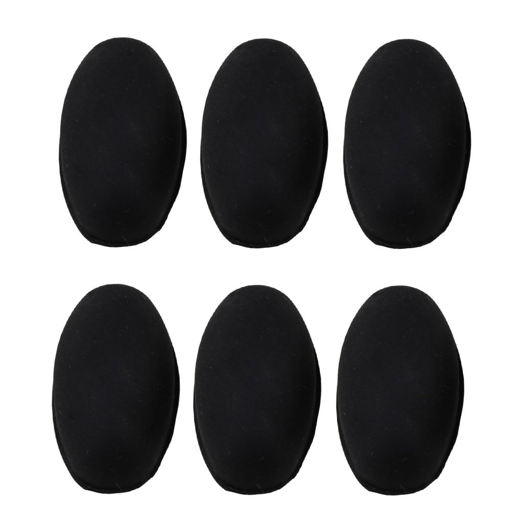 6 Pieces Wind Instrument Saxophone Rubber Thumb Finger Rest Palm Key Risers suit for Alto Tenor Soprano Sax Key Pad Accessories