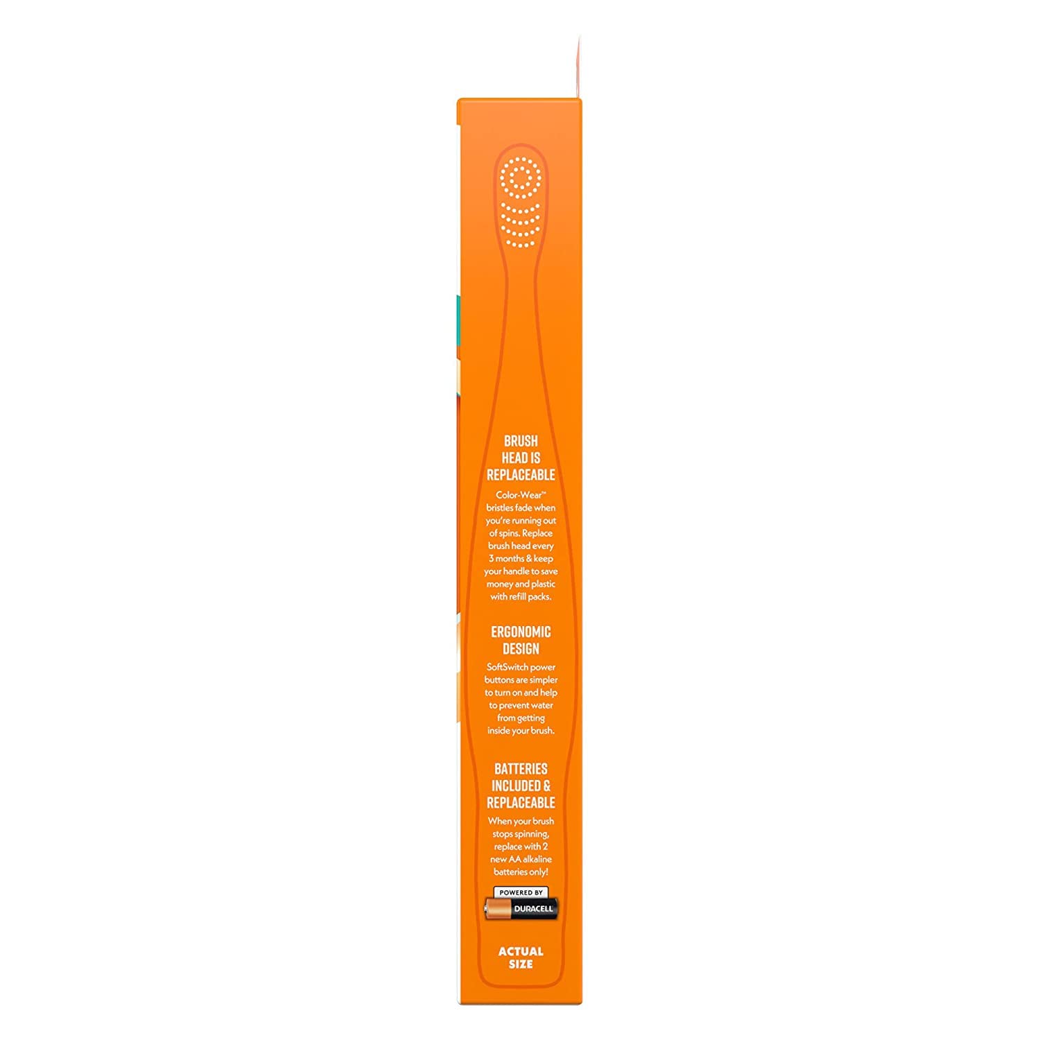 4 Pack: Arm and Hammer Spinbrush Pro Whitening Soft, Colors May Vary
