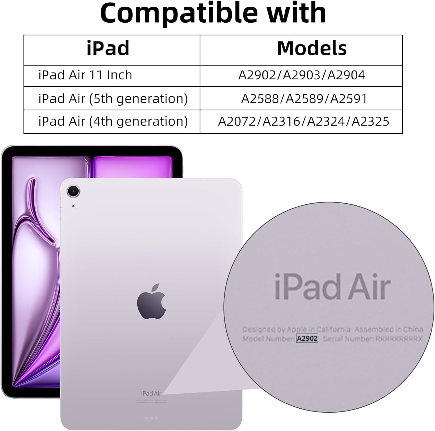 Case for iPad Air 5th / 4th Generation 10.9 Inch (2022/2020), Premium PU Leather Folding Stand Shell Soft TPU Back Cover with Pencil Holder Auto Wake/Sleep, Magic Map Vintage