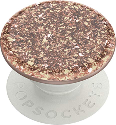 PopSockets Phone Grip with Expanding Kickstand, PopSockets for Phone - Foil Confetti Rose Gold