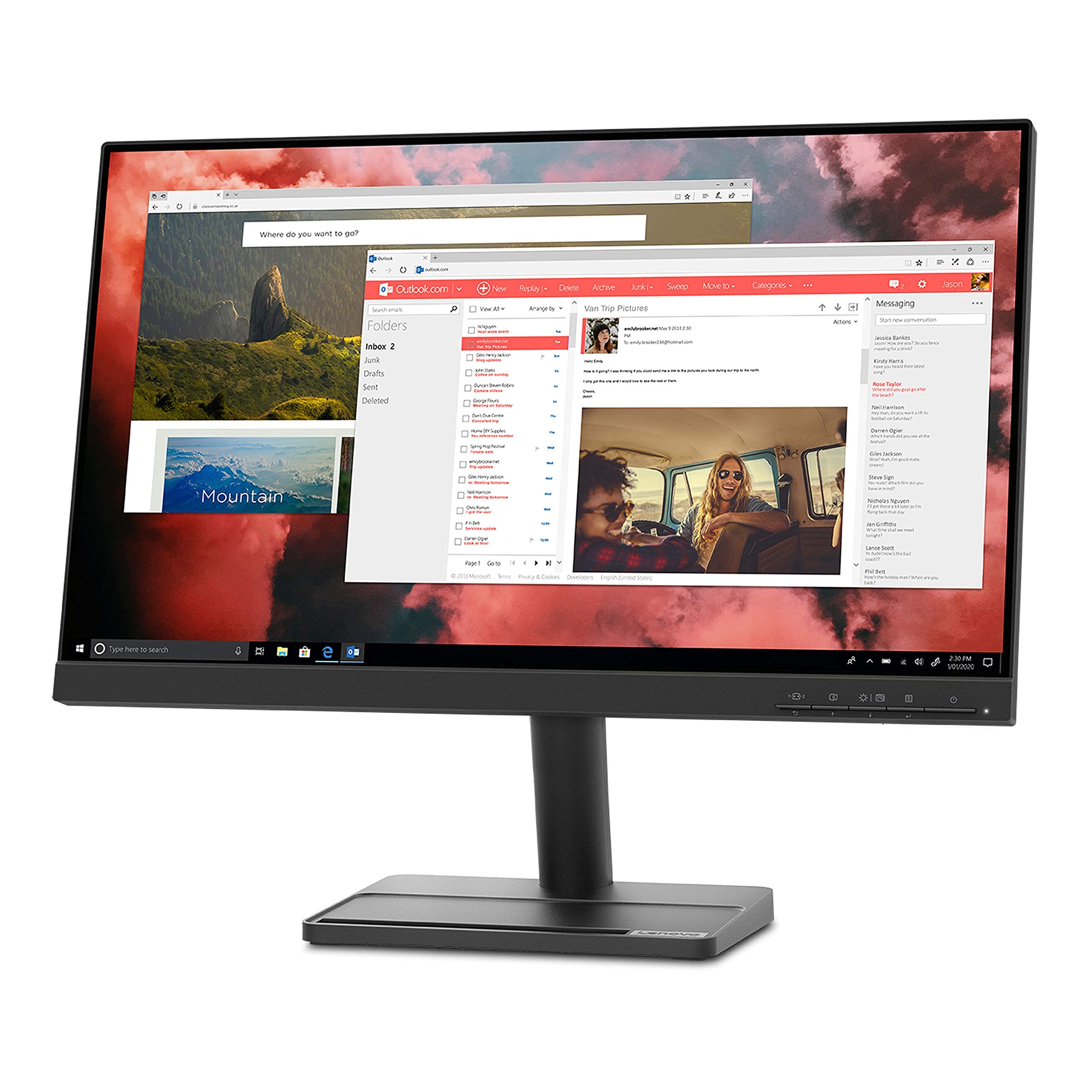 Lenovo REFURB L22e 21.5 FHD WLED MON (Certified Refurbished)