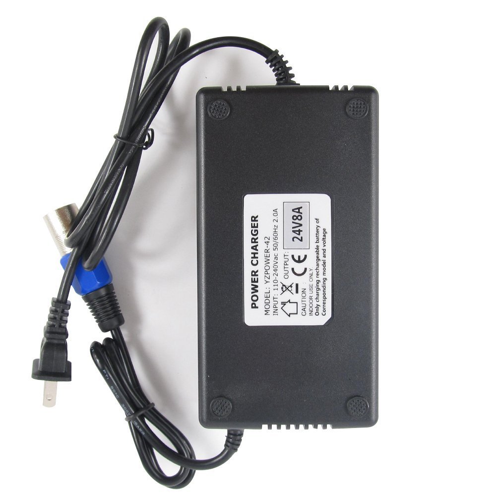 aunstarwei 24V 8A Battery Charger with XLR Connector for EA1065, S150, 1107 614HD, M51, CH5404 Smart