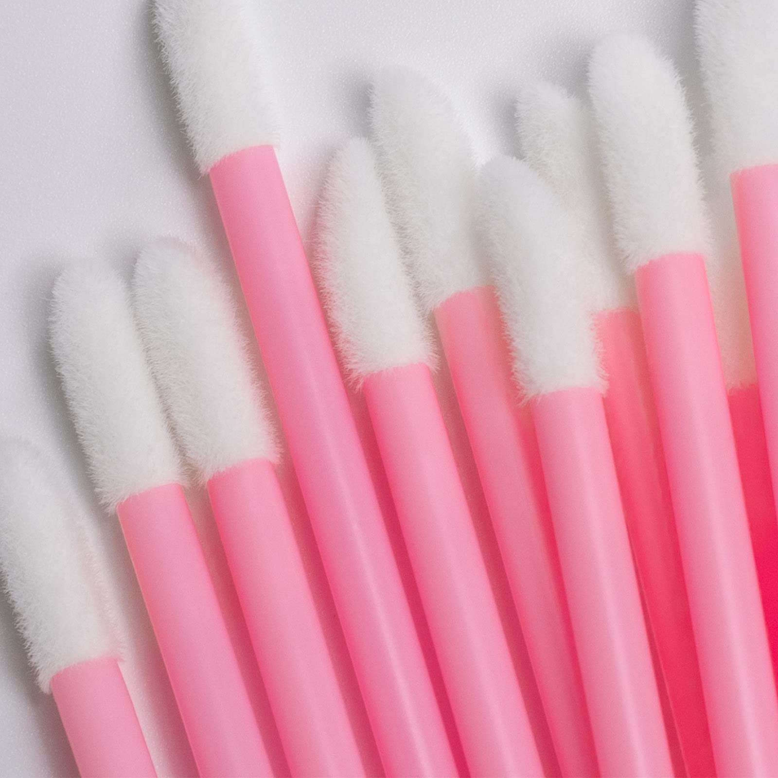 Disposable Lip Wands 600 PCS - Lip Applicators Disposable Black & Pink - Disposable Lip Brushes for Makeup, Lip Gloss or Lipstick - Disposable Makeup Applicators Kit