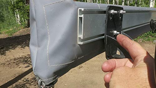 ARB 813402 Awning Bracket 50 mm Wide Pre-Drilled Holes 8 mm Gusseted Awning Bracket Ideal for Additional Strength for Off-Road use or Under Extreme Conditions.