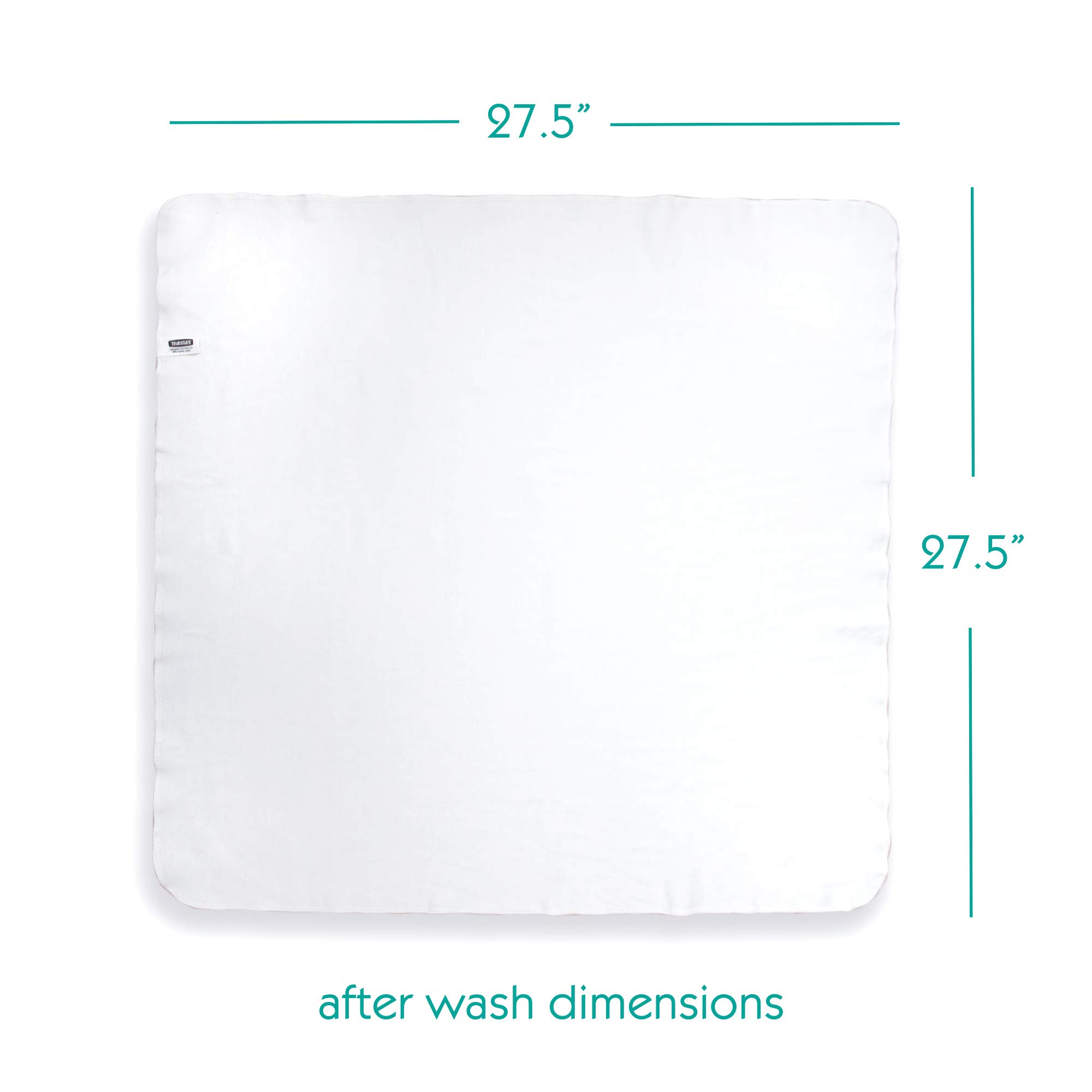 Thirsties Reusable Organic Cotton Flat Cloth Diaper
