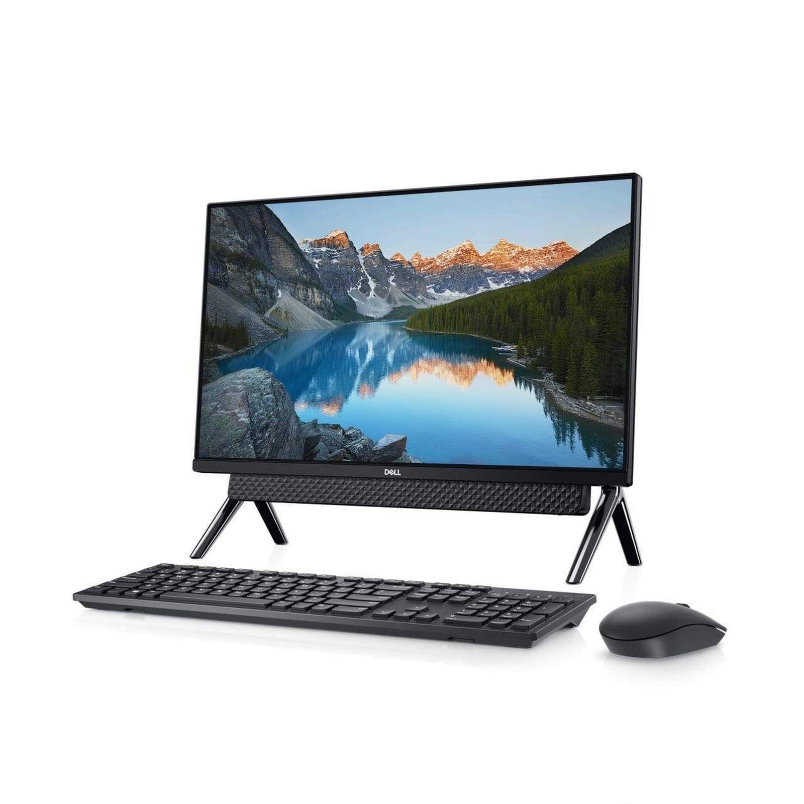 Dell Inspiron All in One 5490 23.8" FHD Touchscreen AIO PC, 10th Gen Core i5 up to 4.20 GHz, 12GB RAM, 256GB SSD+1TB HDD, Webcam, RJ-45 Ethernet/Wi-Fi/BT, HDMI, USB-C, Speaker, Win 10 (Renewed)