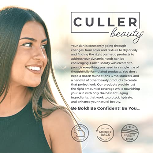 CULLER BEAUTY Self Adjusting Foundation with SPF 50 - Instant match for all your shade needs (Light)