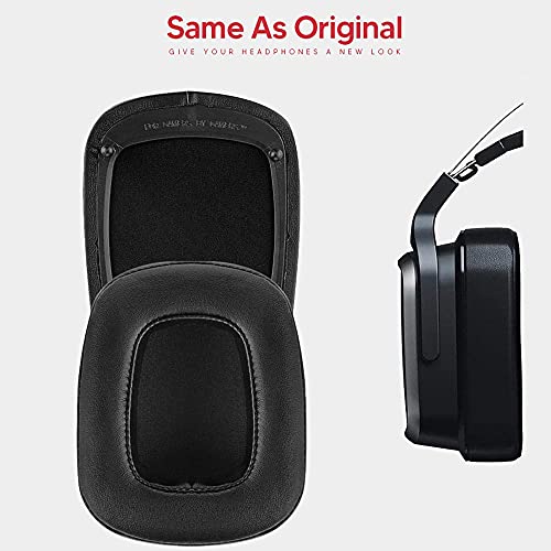 Tiamat 7.1 V2 Ear Pads Replacement Protein Leather Memory Foam Headphones Ear Cushions Repair Parts with Plastic Plate for Razêr Tiamat 7.1 V2 Headset