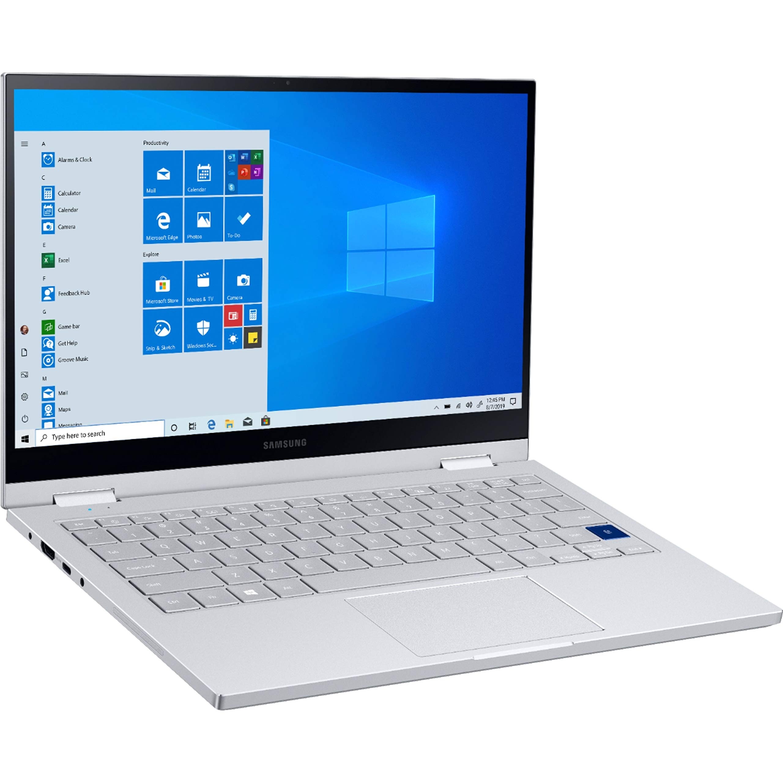 SAMSUNG Galaxy Book Flex Alpha 13.3" Touch 8GB 256GB Intel Core i5-10210U X4 1.6GHz, Royal Silver