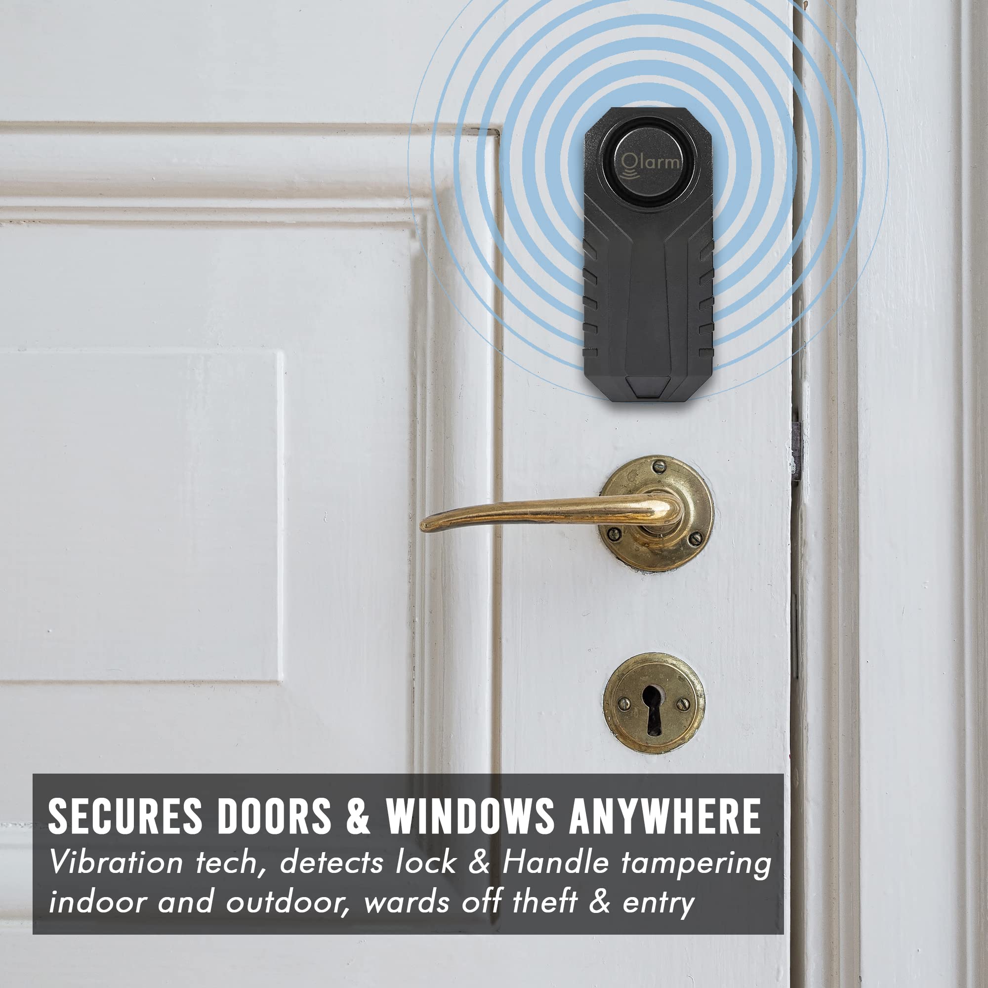Door Alarm, Home Security with wireless remote. Shed, Garage, Lockup, Summer House. Alerts prior to entry or damage, Waterproof, Indoor/Outdoor 113db