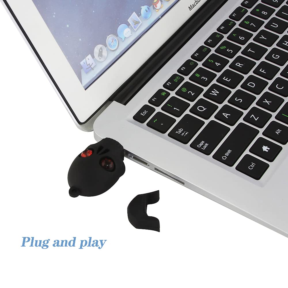 128GB USB 2.0 Flash Drive, Skull Shaped USB Drive, Cool Skeleton Cartoon Thumb Drive for Storage and Backup, Portable Memory Stick for PC/Tablets/Mac/Laptop