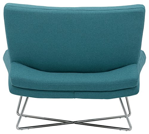Amazon Brand β Rivet Farr Lotus Accent Chair, 39.8"W, Aqua