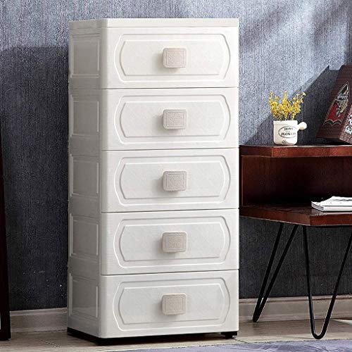QNN Storage Drawer Units,File Cabinets Plastic Storage Box Drawer Type Children's Clothes Sort Out Box Finishing Box 5 Tier Storage Cabinet,a
