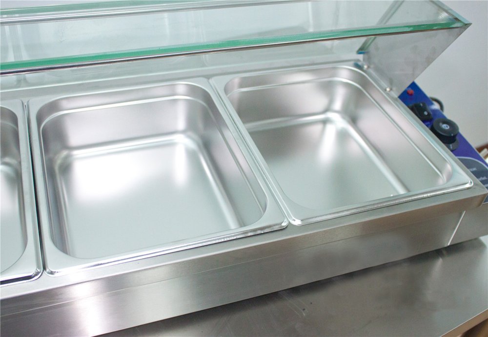67" Counter-top Warmer 6-Pan Food Warmer Bain Marie Restaurant Steam Table