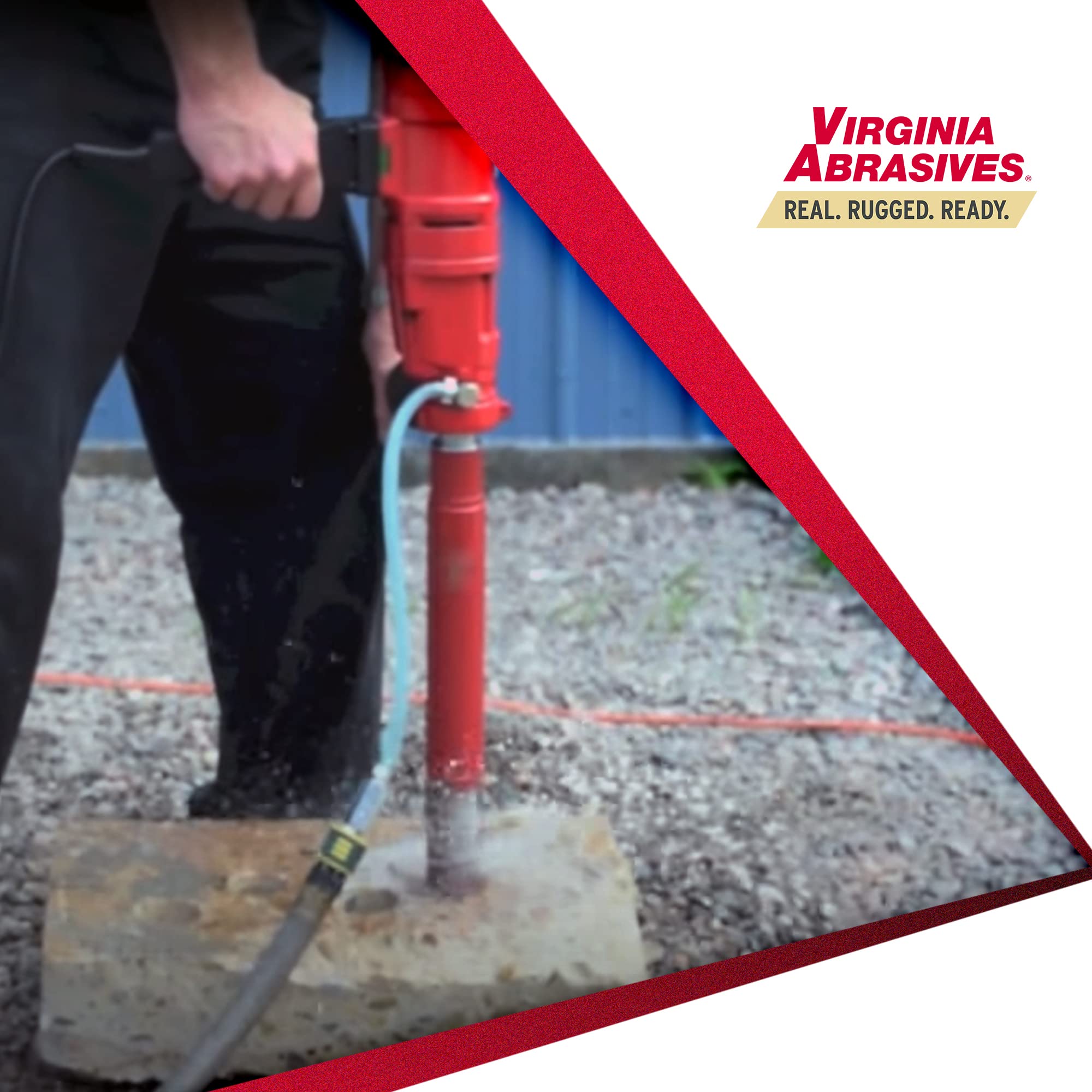 Virginia Abrasives 433-20000 1pc 3-Speed Manual Clutch Electric Core Drill - Premium Concrete Drill - Multifunctional Tool for Concrete/Masonry - Handheld Power Drills - Diamond Core Drill