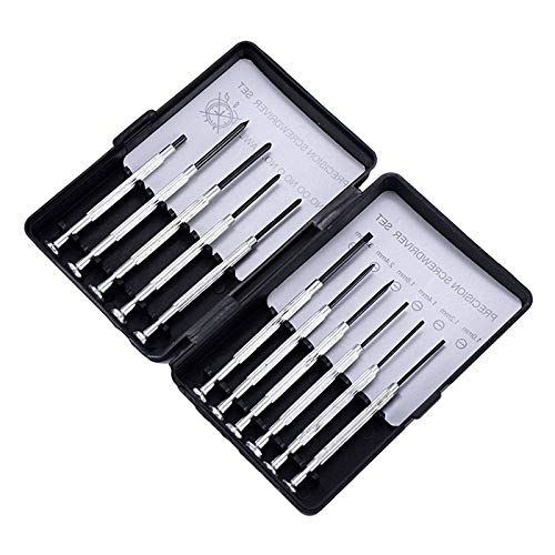11Pcs Precision Screwdriver Sets, Small Screwdrivers Eyeglass Repair Kit, Suitable for Eyeglass, Electronics, Toys, Computer, Watch Repair Upgrade Edition, DIY Projects Repair Screwdriver Set