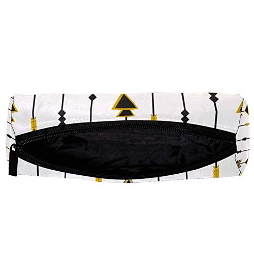 Tribal Arrows Pattern Pencil Bag Pen Case Stationary Case Pencil Pouch Desk Organizer Makeup Cosmetic Bag for School Office