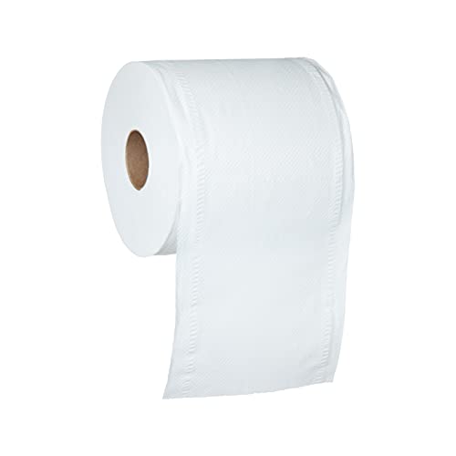 AmazonCommercial 2-Ply White 7.6' Centerfeed Pull Paper Hand Towels (SOFI-020) for Business,Perforated,Compatible with Universal Dispensers|FSC Certified |600 Sheets per Roll (6 Rolls)(7.6 x 9 Sheet)