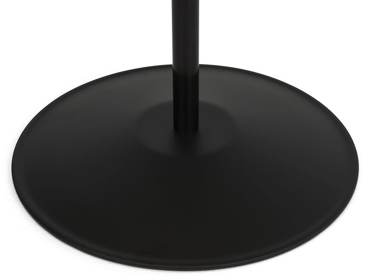 11x17 Sign Stand with Height-Adjustable Post, Top-Loading Sign Frame Includes PVC Backer and 2 Non-Glare Lenses for Double-Sided Presentations, Aluminum (Black)