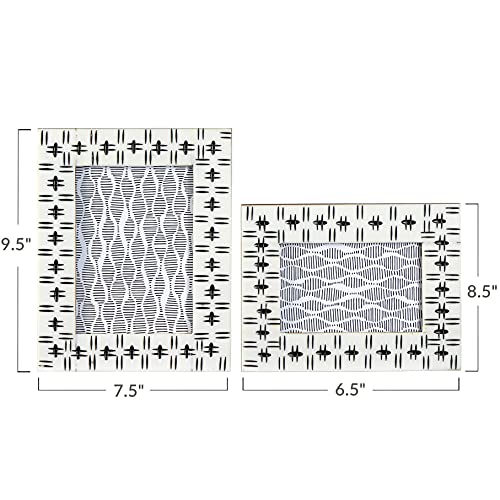 Main + Mesa Resin Photo Frames, Set of 2 (4x6β and 5x7β)
